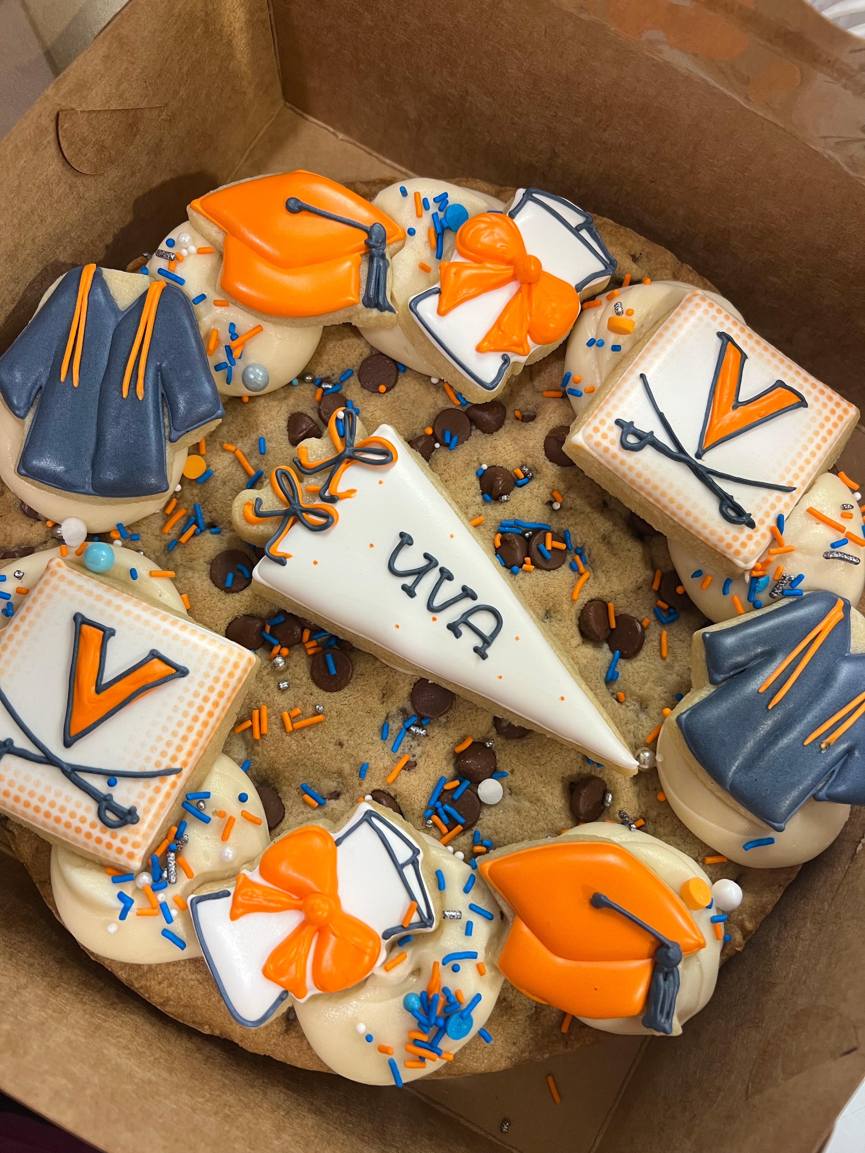 Graduation Cookie Cake | Lakeside Cookie Co. | Cookies, Classes & Party ...