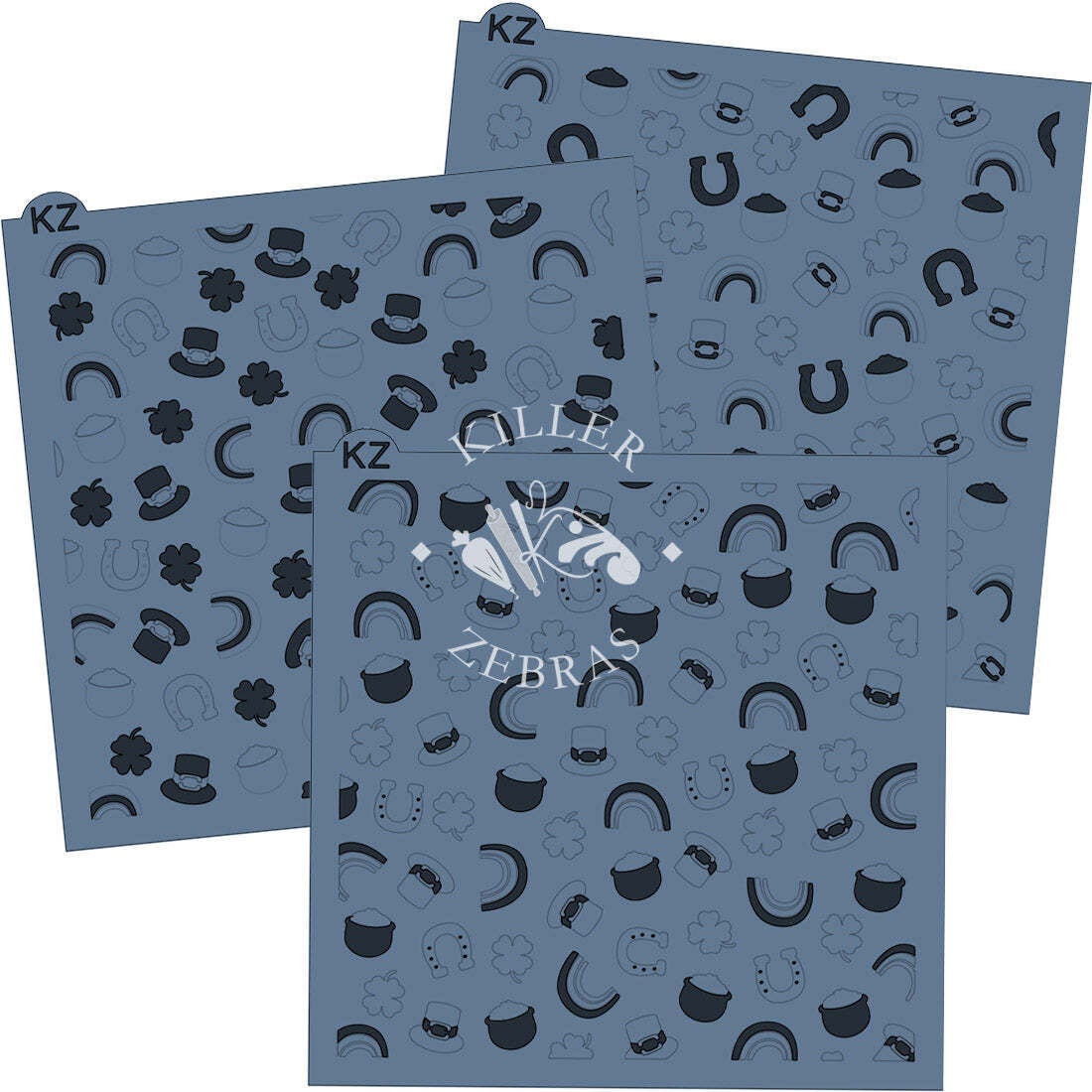 St. Paddy's Day 3 Part Stencil | Lakeside Cookie Co. | Cookies, Classes ...
